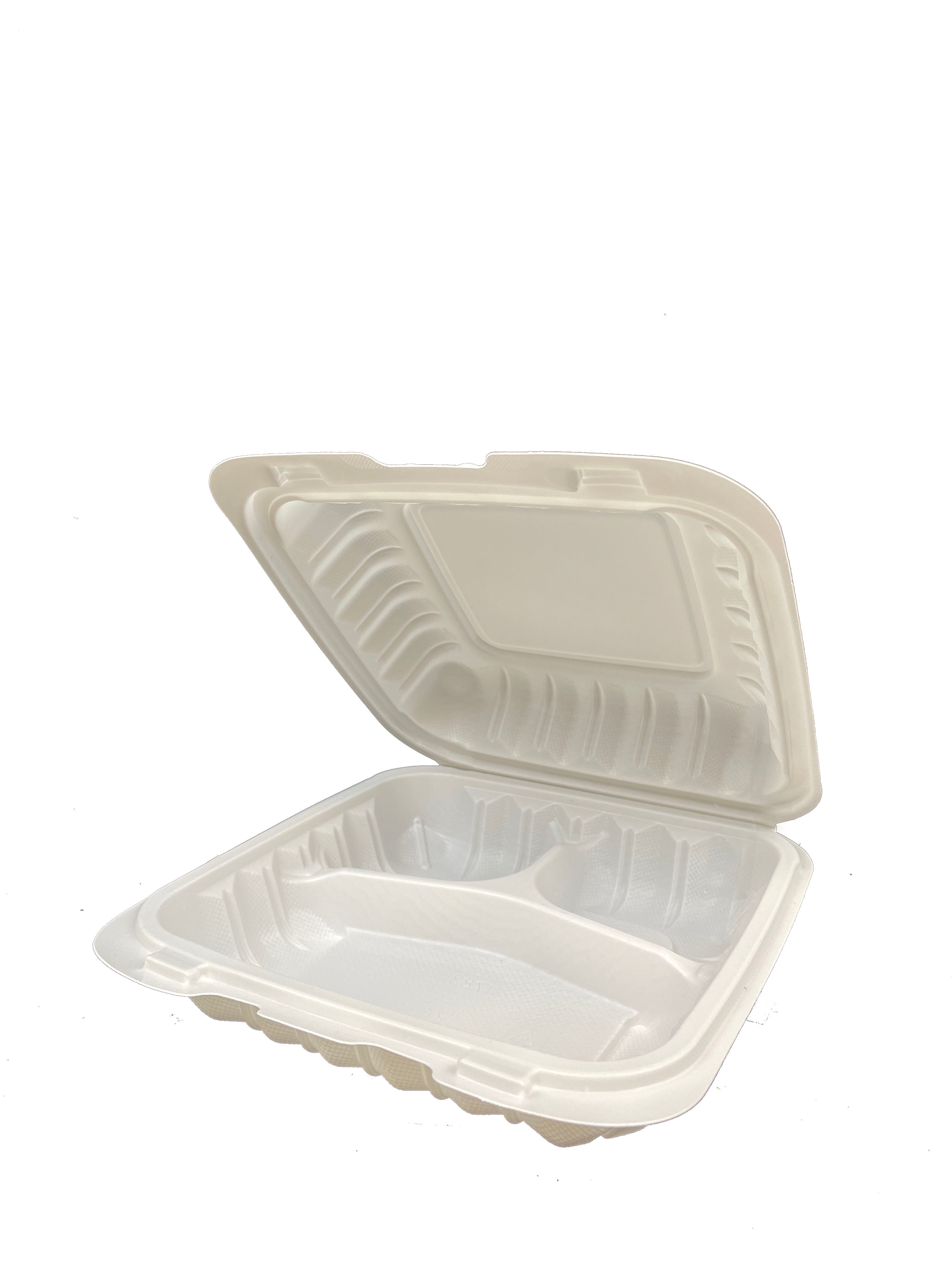 RP-703 Small , 3 compartment hinged container-150/Case – GBC GROUP