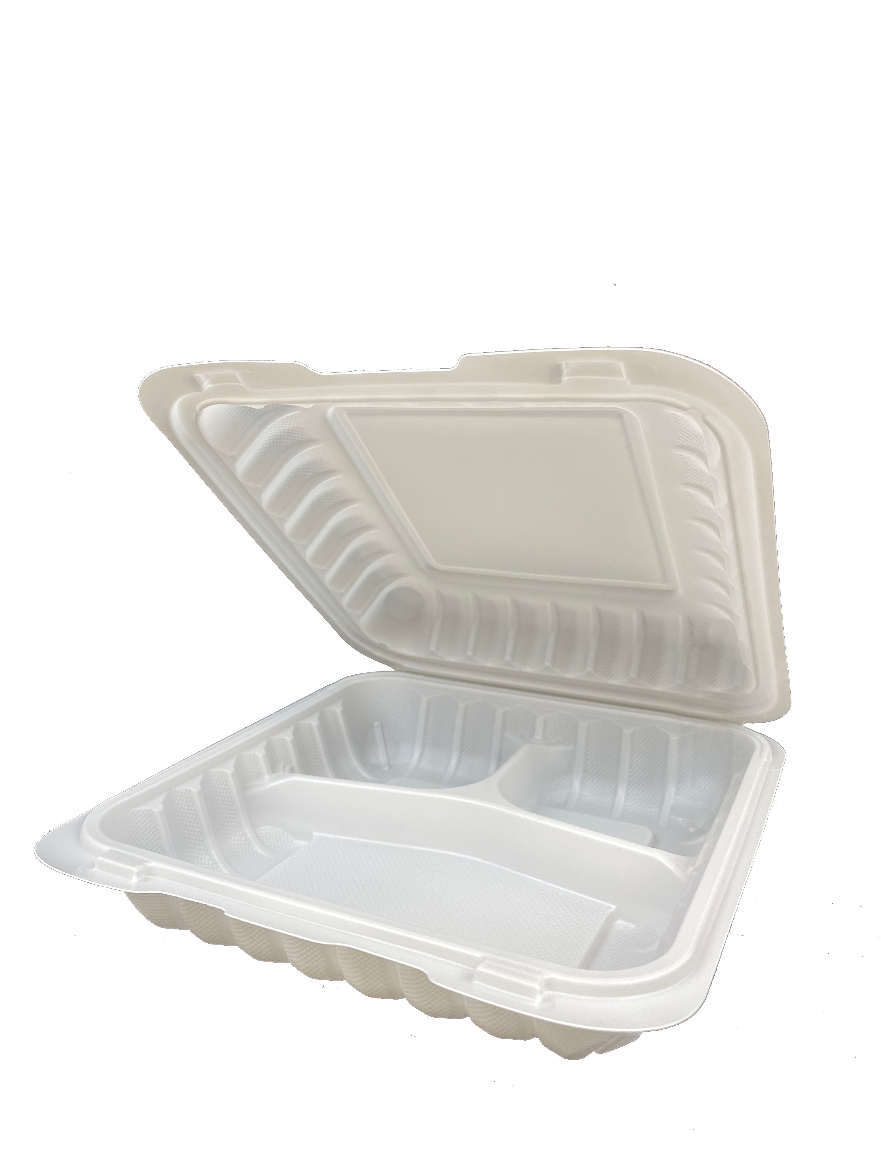 RP-903 9" Large, 3 Compartment Hinged Contianer-150/Case – GBC GROUP