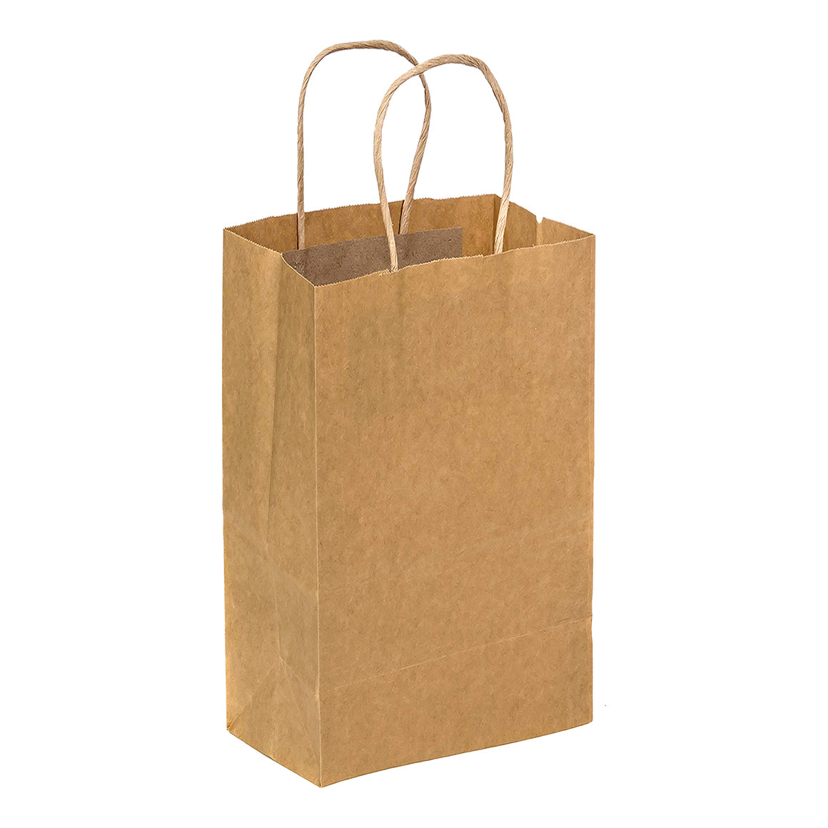 EM-1053 - 10" x 5" x 13" Kraft Paper Bag (Twisted Round Handle 120gsm ...